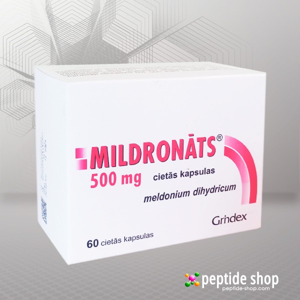 MILDRONATS EU 500mg 60caps - heart and brain support.